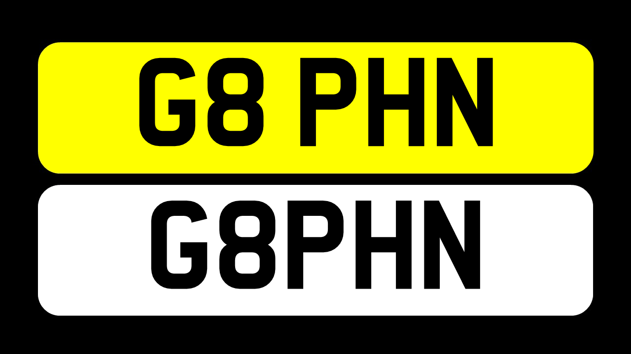 UKPLATESELLER: G8 PHN - GAPPIN