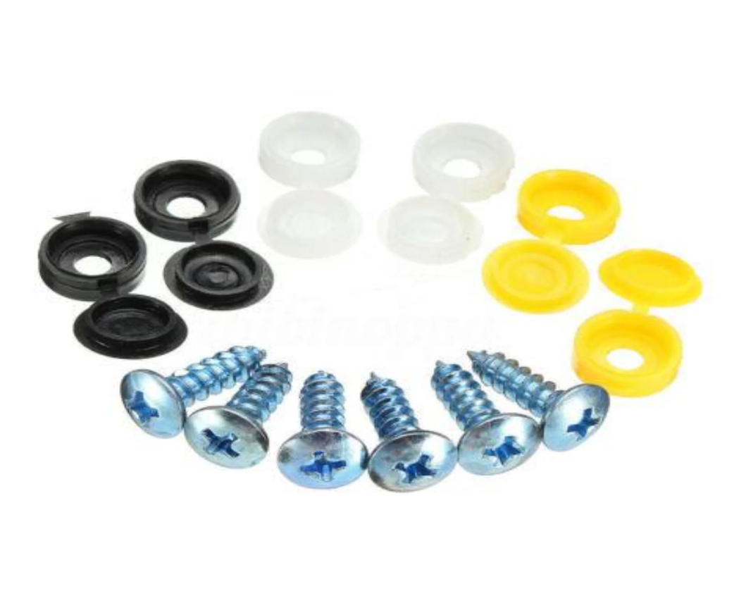 1 Number Plate Screw Kit – ukplateseller